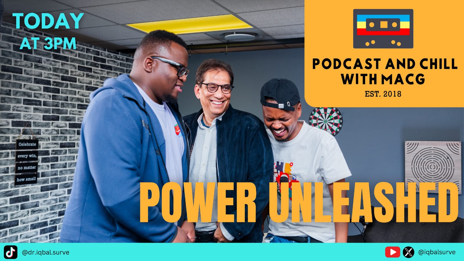 Dr Survé one on one with MacG on Podcast & Chill - Dr Iqbal Survé Dr Survé one on one with MacG on Podcast & Chill - Dr Iqbal Survé